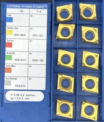 ATORN Wendeplatten CCGT 120408-MN HC6310 Wendeschneidplatte ***Neu ...