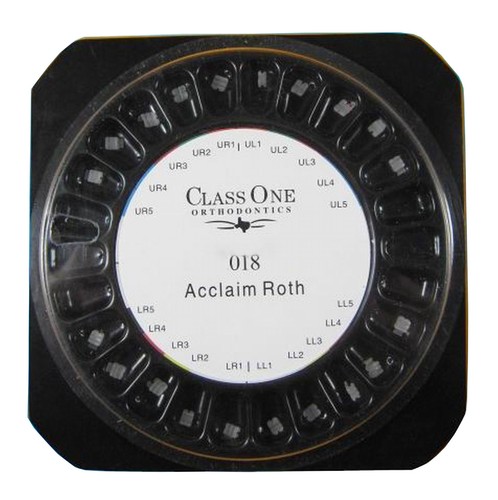 5 Boxes Dental Orthodontic Ceramic Bracket Braces Roth .018 Hooks 3 ...