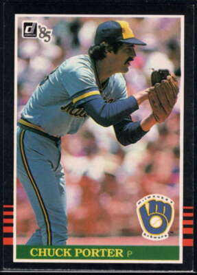 1985 Donruss #115 Chuck Porter NM-MT Brewers | eBay
