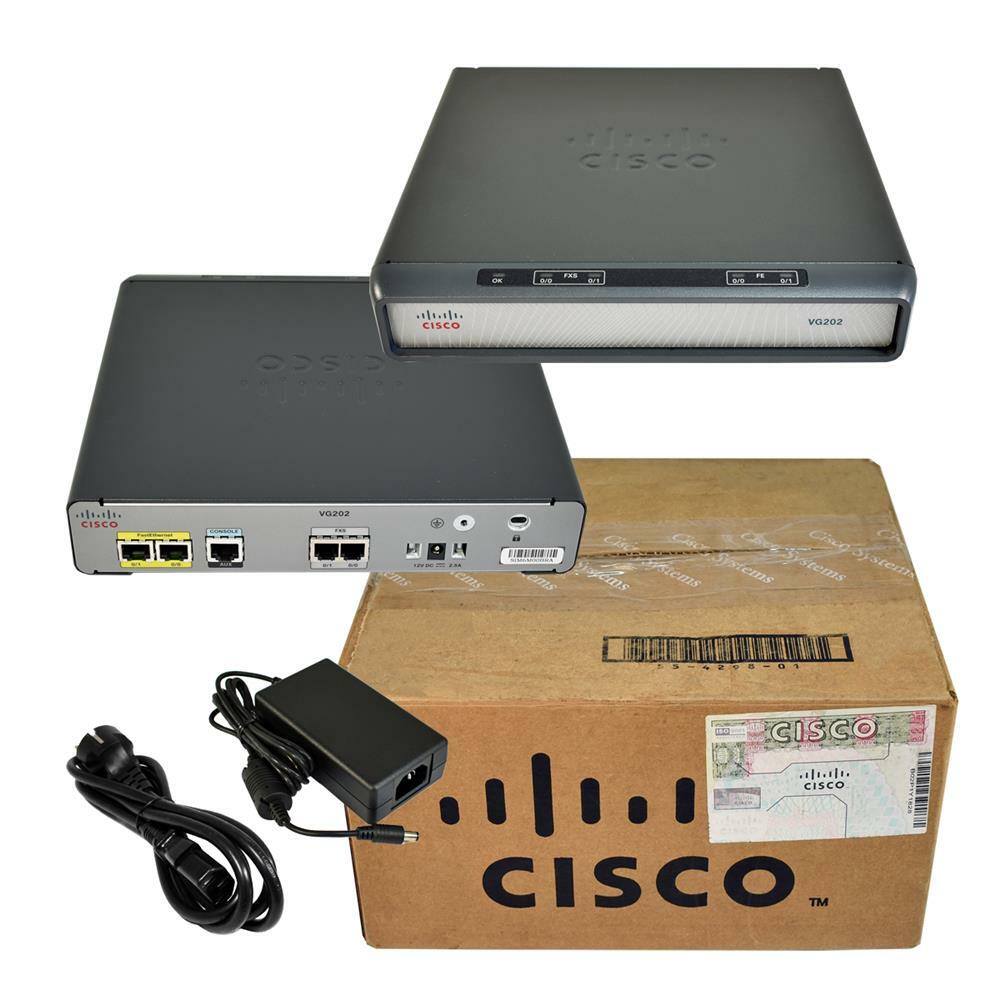 Cisco VG202 Analog Voice Gateway Modell: VG202 V01 MPN: 47-21736-01, 74 ...