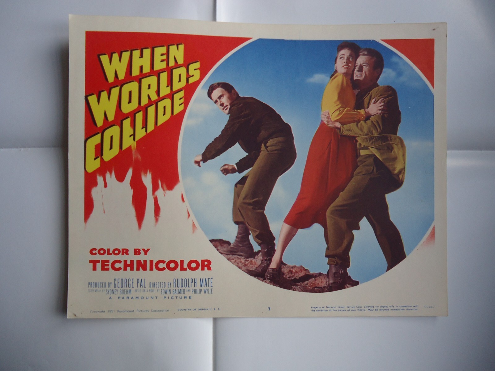 SCI FI/WHEN WORLDS COLLIDE/UL15 lobby card # 7 | eBay