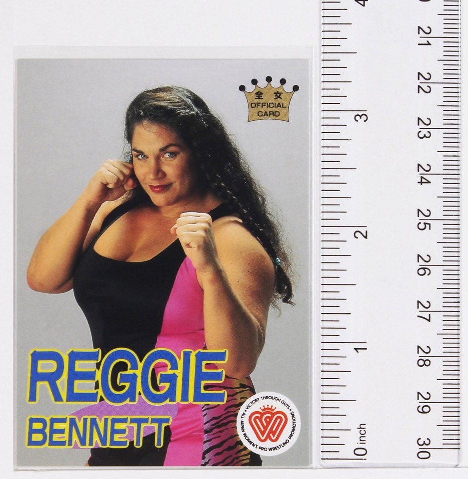 REGGIE BENNETT - All Japan Women Pro-Wrestling official card | eBay
