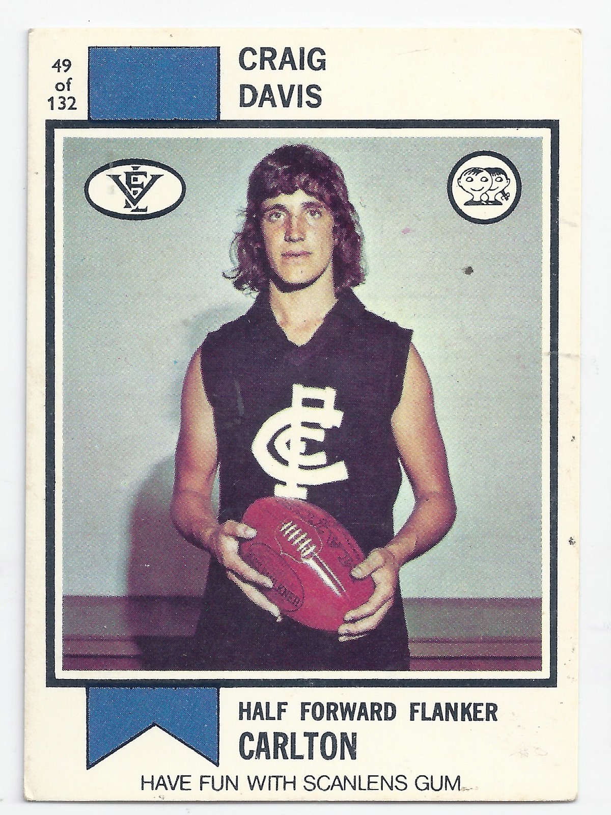 1974 Scanlens ## 49 Craig DAVIS Carlton Very Good | eBay.de