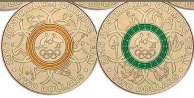 Rare 2016 $2 SET OF 2 OLYMPIC COINS AUSTRALIAN OLYMPIC RIO | eBay Australia