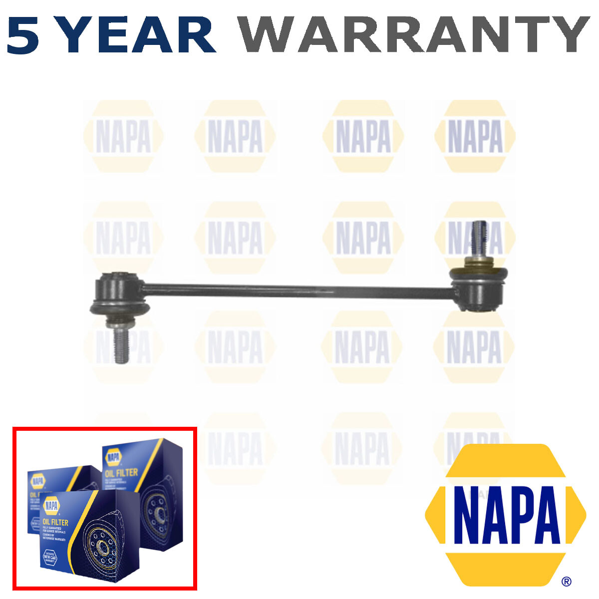 NAPA Front Stabiliser Link Fits Chevrolet Spark 2010- 1.0 1.2 95947829 ...