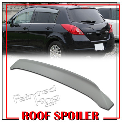 Unpainted Fit For NISSAN VERSA TIIDA 5D Hatchback Rear Roof Spoiler ...