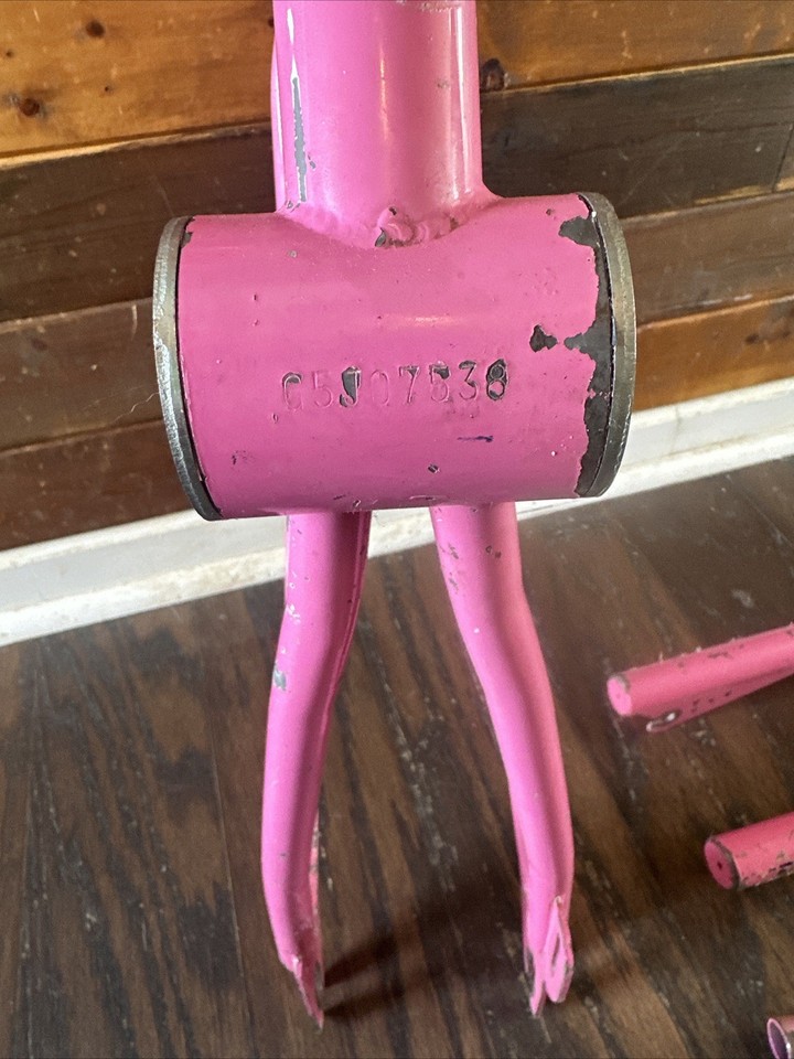 85 PINK GT PRO PERFORMER FRAME SET OLD SCHOOL BMX OG SURVIVOR | eBay