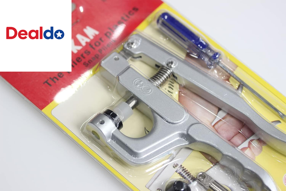 1 Set KAM Snap Pliers Hand-Held Pliers Kit for Snaps No-Sew Button Snap ...