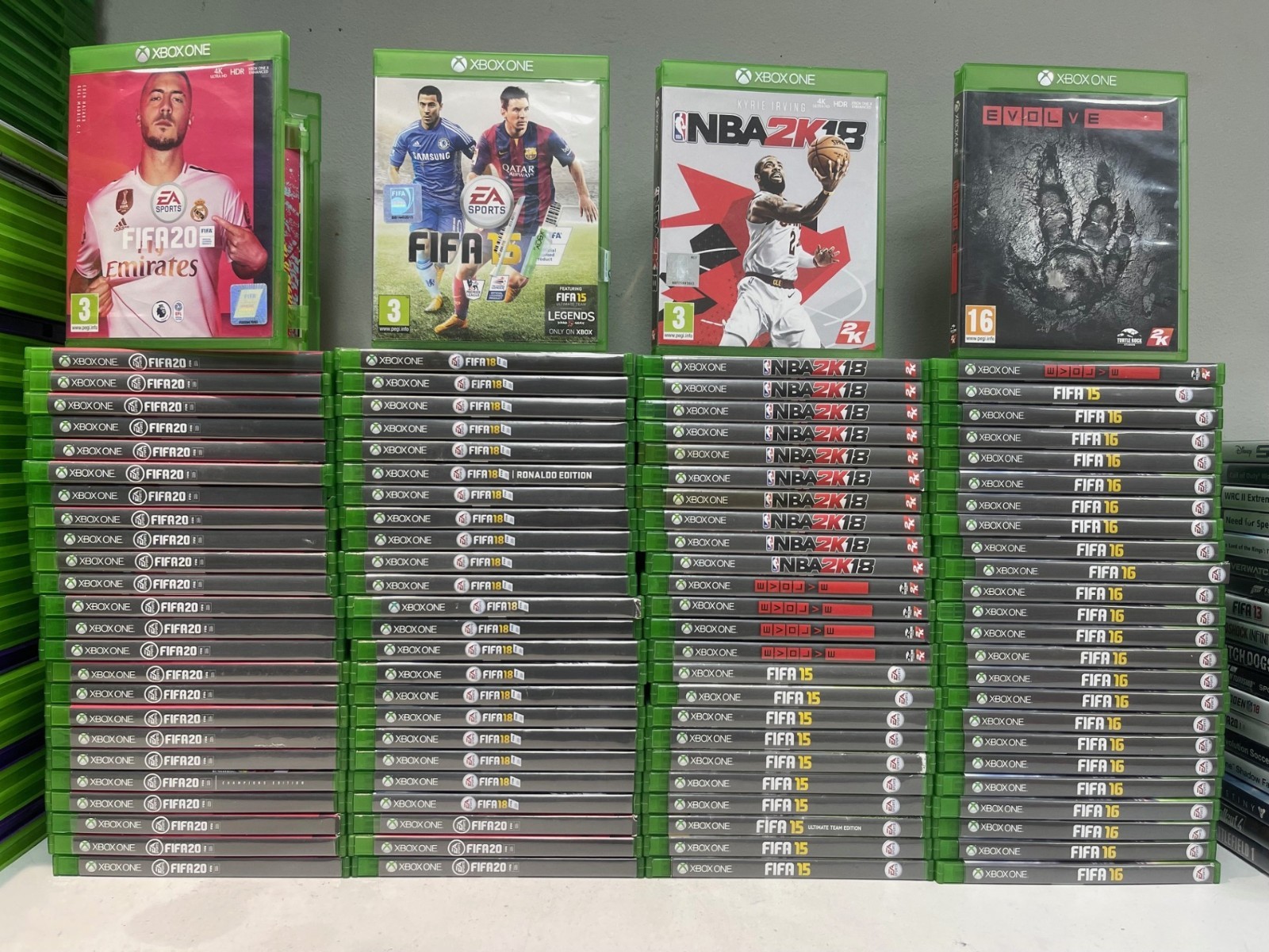 Bulk x100 Mixed Games for Xbox One/Xbox Series X Evolve NBA 2k18 JOT ...