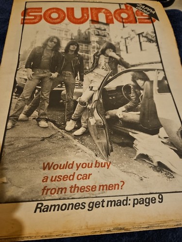 The Ramones Original 1977 Sounds Front Cover | eBay