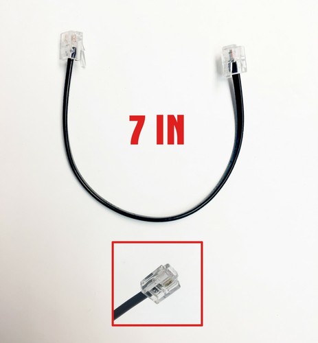 7" Inch 2 Pin RJ11 Data Cable | eBay