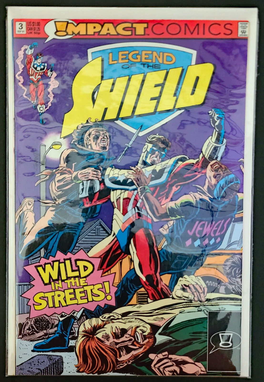 THE LEGEND OF THE SHIELD # 3 September 1991 (Impact / DC Comics) 🍒 | eBay