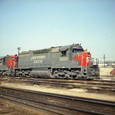 1974 SP Southern Pacific EMD SD35 Locomotive #6950 - Vintage Railroad ...