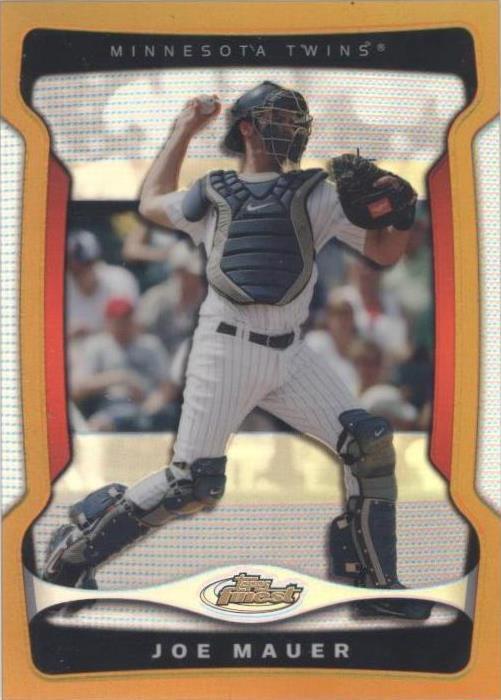 2009 Topps Finest - Joe Mauer #60 Gold Refractor /50 for sale online | eBay