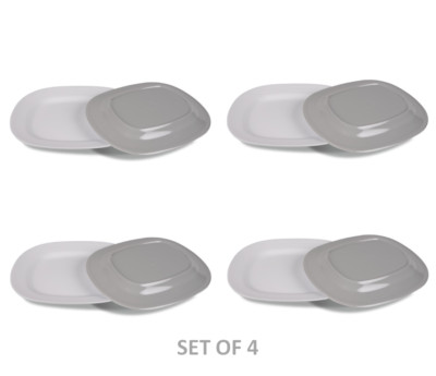 Kampa Caravan Motorhome Rectangle Dish Melamine Plate Set of 4 SERAPH ...