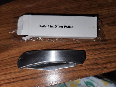 3 inch Knife Silver Polish NIB | eBay