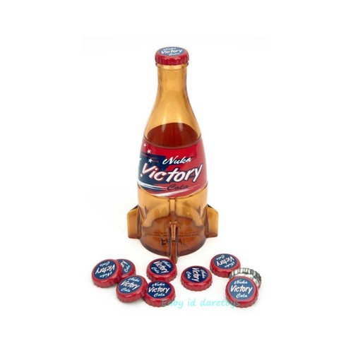 Fallout4 76 Nuka Victory Glass Bottle & Cap Collection H7in Bethesda ...