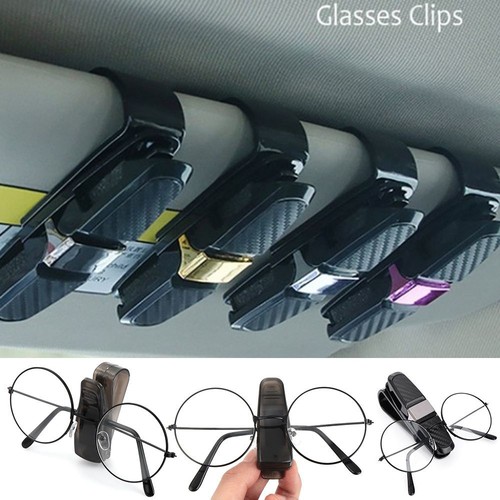 Clips Car Glasses Cases Sunglasses Holder Car Glasses Clip Ticket Card ...