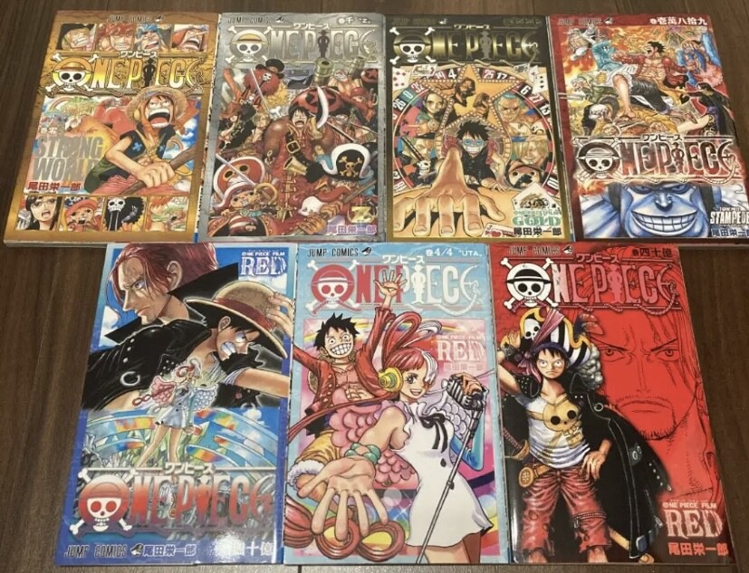 RARE ONE PIECE Japan theater limited Book Set of 7 Anime Manga movie | eBay