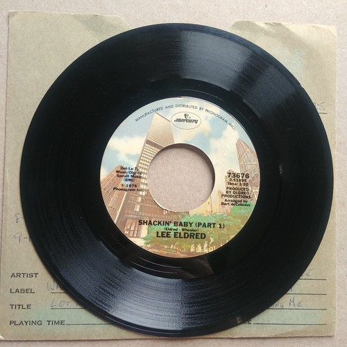 LEE ELDRED Shackin Baby DISCO SOUL 45 7" FUNK Record Vinyl Records | eBay