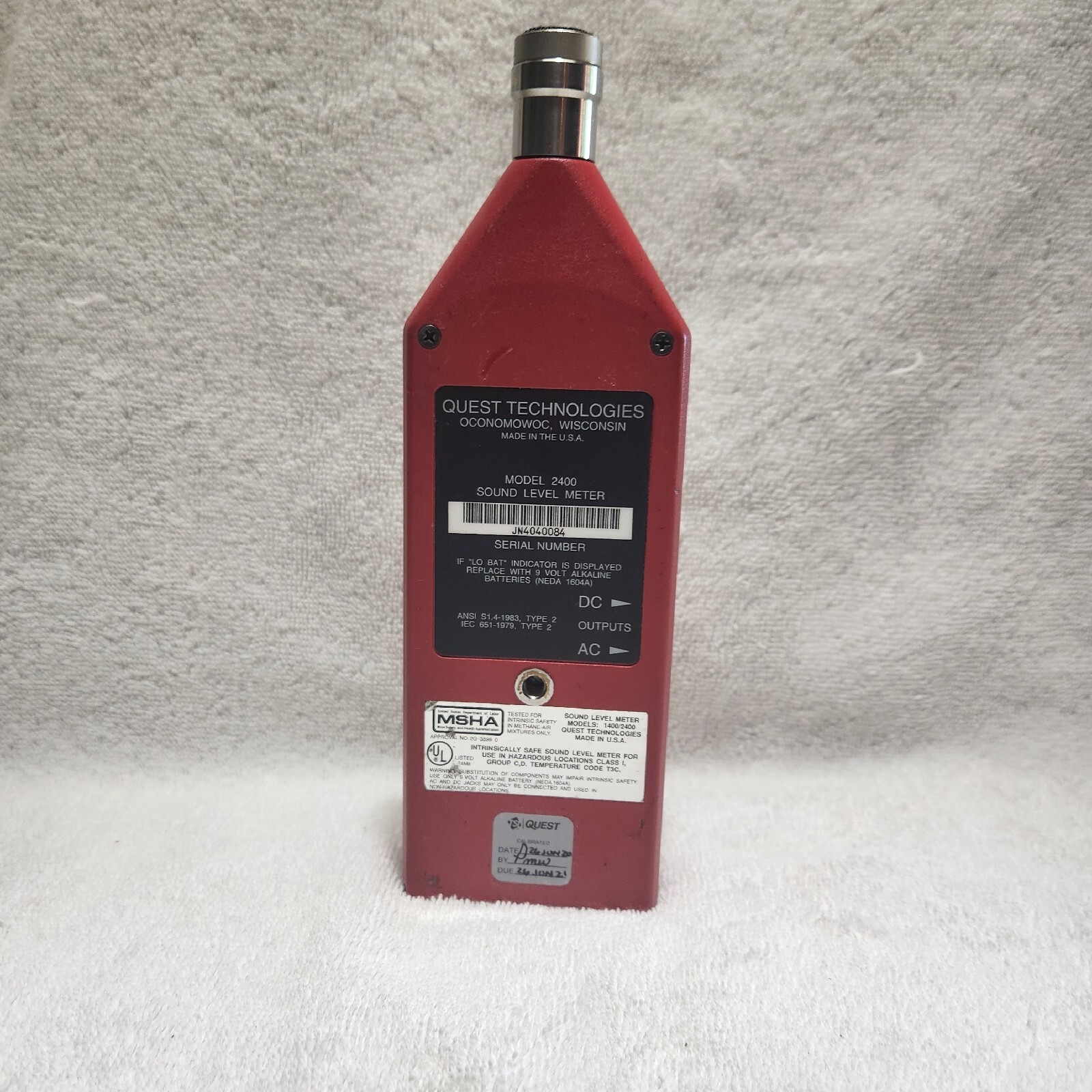 Quest+3m+Model+2400+Digital+Sound+Level+Meter for sale online | eBay