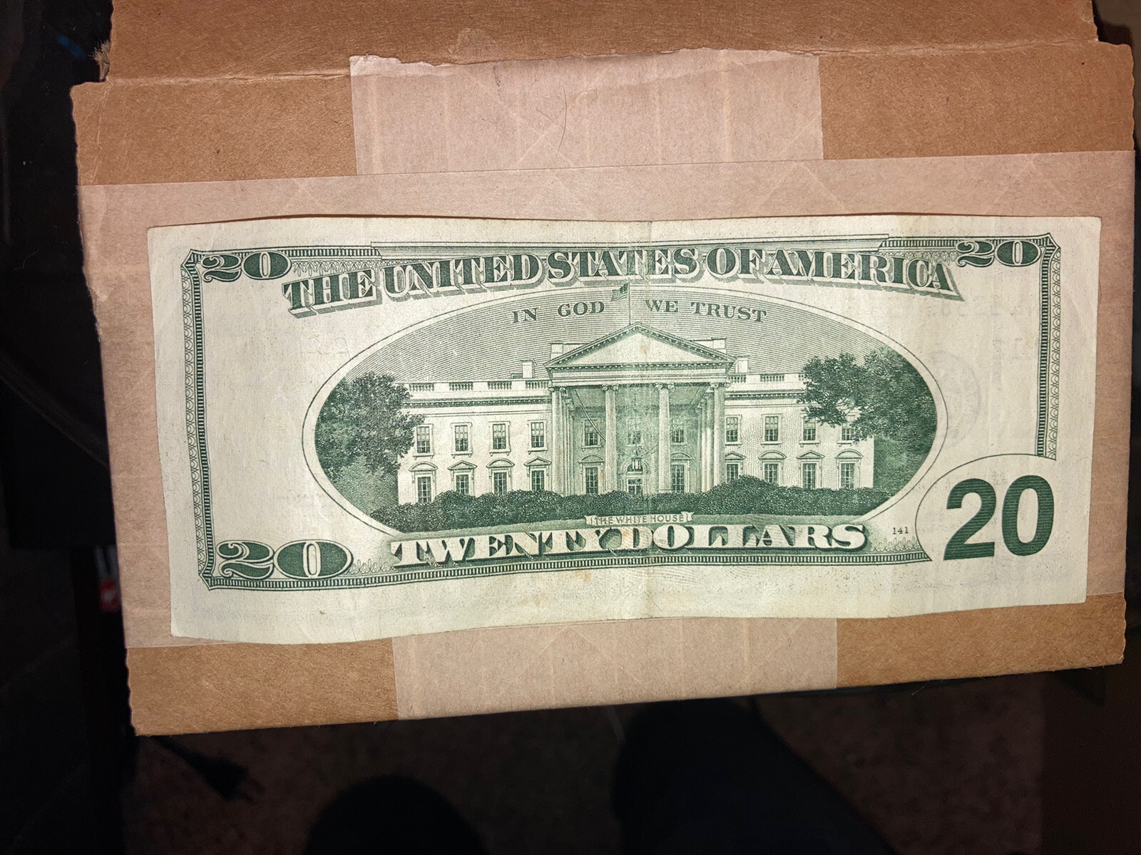 1996 $20 FRN FEDERAL RESERVE NOTE Misaligned - Error Bill Alignment ...