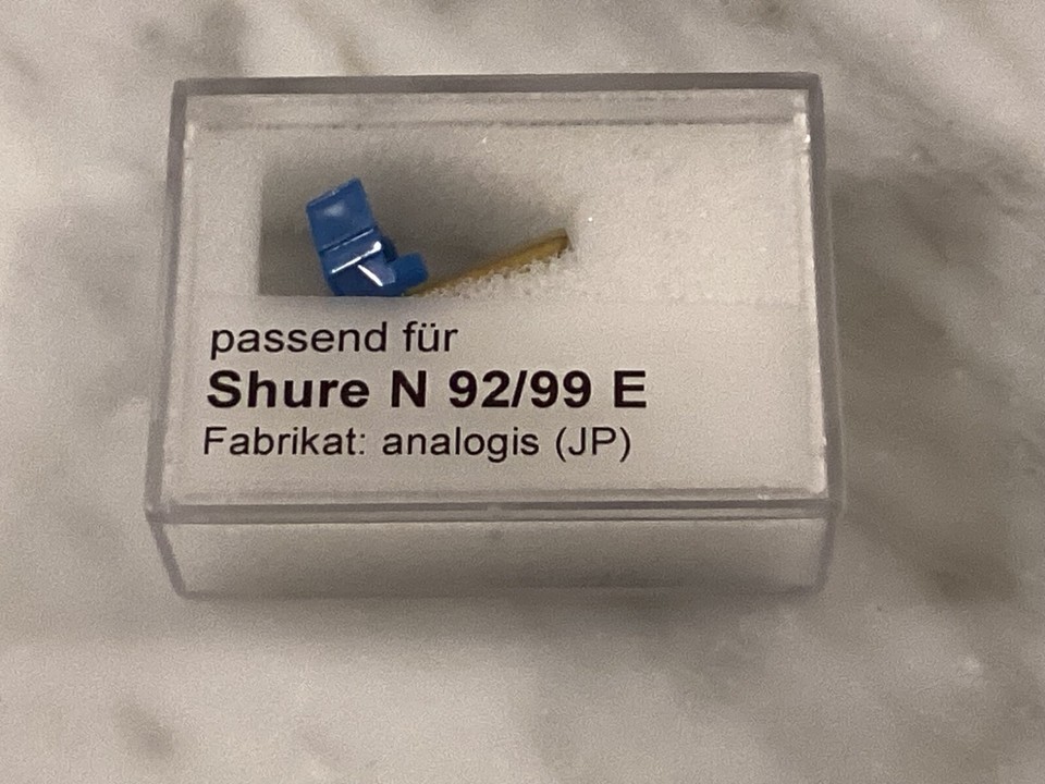 SHURE MT105P P-MOUNT CARTRIDGE AND NEW AFTER MARKET SHURE N99E STYLUS ...