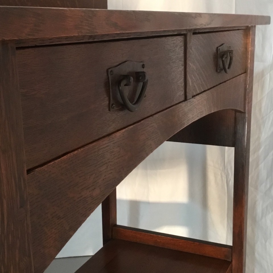 GUSTAV STICKLEY / SERVER / Signed in drawer Red Decal (1907) Catalog ...