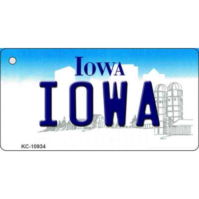 Iowa State License Plate Tag Novelty Key Chain KC-10934 | eBay