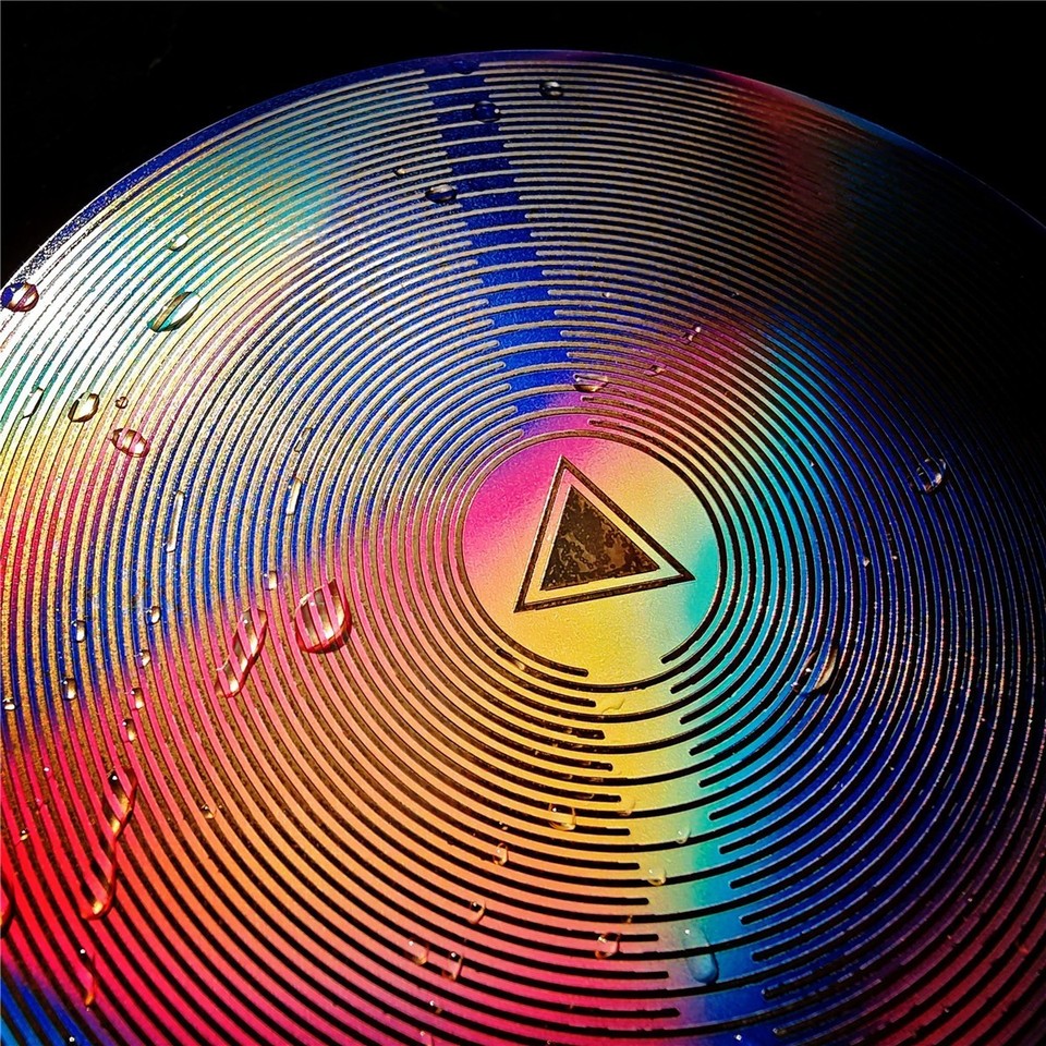 40 Coil Design Rainbow Pyramid Dual Sided Energy Disc for Focus ...