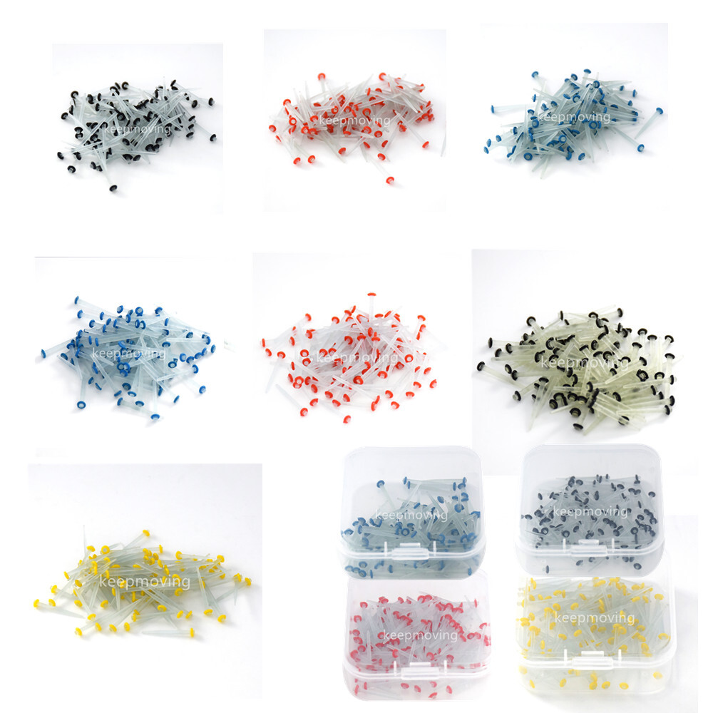 100 Pcs Dental Endo Quartz Fiber Post Thread Screw/Straight 1.0/1.2/1.4 ...