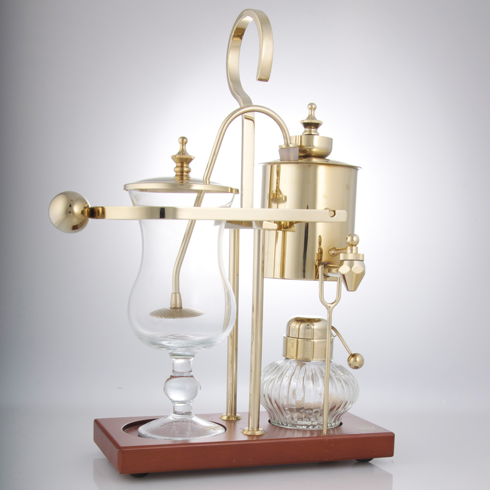Royal Vienna Balance Coffee Vacuum Machine Syphon Maker Coffee Pot Gold ...