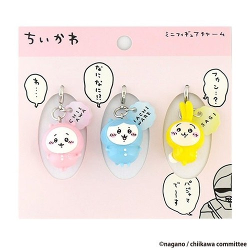 Chiikawa Mini Figure Key Charm Chikawa Rabbit Usagi Hachiware Set Of 3 ...