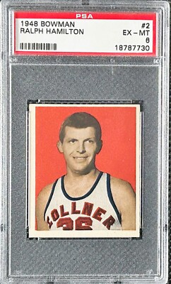 1948 Bowman Basketball Ralph Hamilton #2 Graded PSA 6 Fort Wayne ...