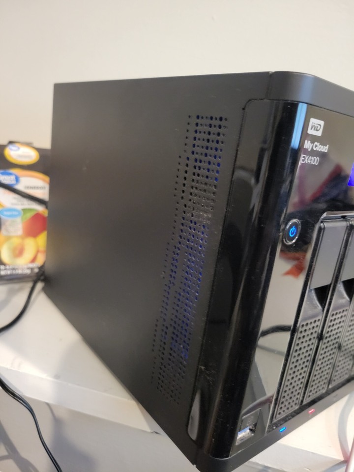 Western Digital EX4100 8TB External Drive NAS Server (WDBWZE0560KBK ...