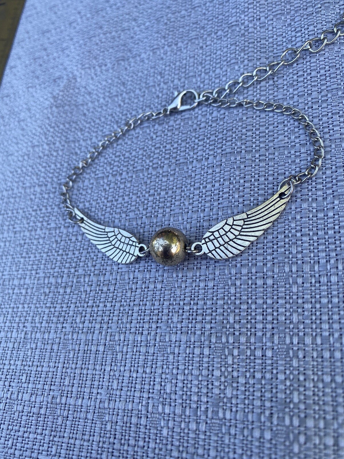 Harry Potter Golden Snitch Bracelet Double Wings | eBay