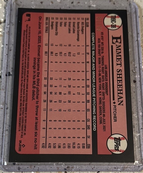 2024 Topps Chrome Green Mojo /99 Rookie Emmet Sheehan No. T89C-38 | eBay