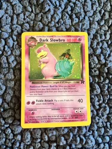 Dark Slowbro 12/82 Holo Rare Team Rocket Pokemon Card WOTC LP | eBay