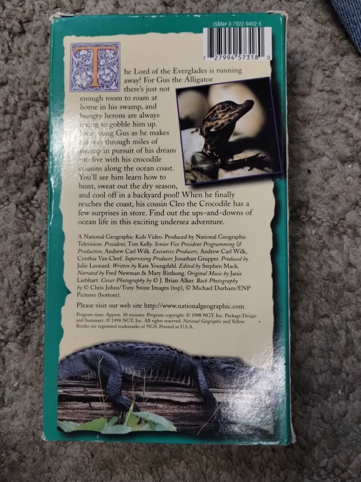 National Geographic Kids Video - Tales from the Wild: Gus the Alligator ...