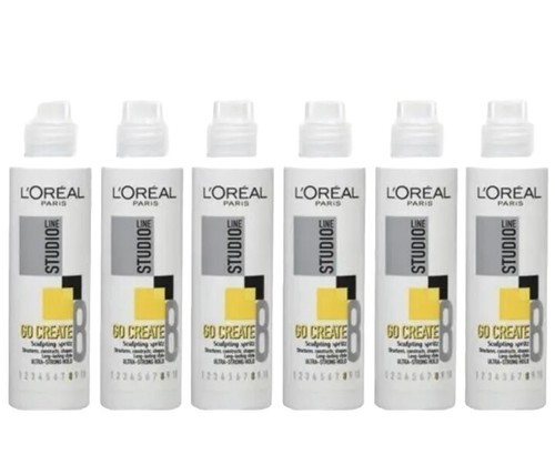 6 x L'Oreal Studio Line Go Create Sculpting Spritz 150ml | eBay UK