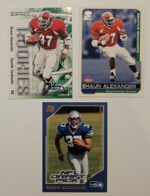 (3) 2000 Topps &more Shaun Alexander Rookie Rc Card Lot NFL NCAA ...