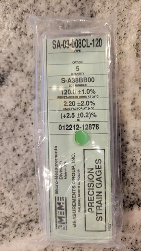 Vishay Micro Measurements Precision Strain Gage SA-03-008CL-120, 5 Pack ...