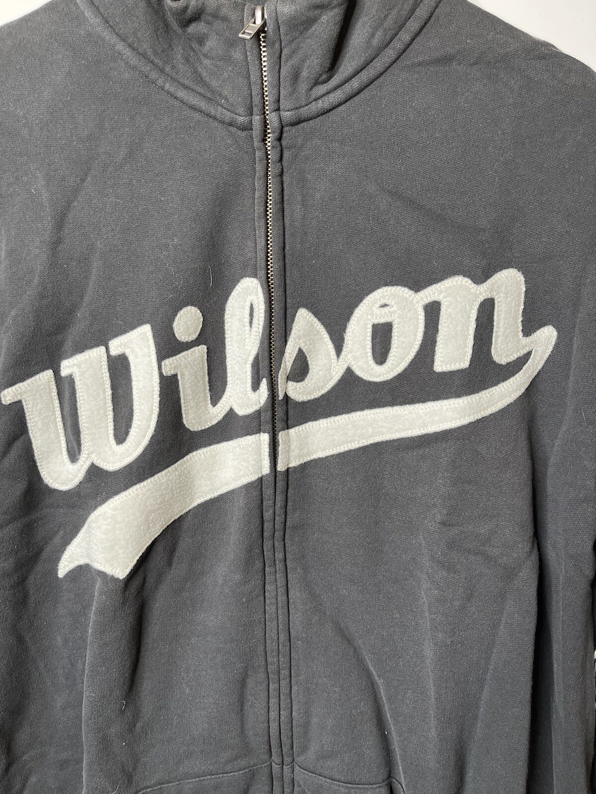 wilson sporting goods 100 Years Zip Front Sweater Men… - Gem