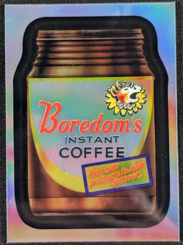 Boredom's Coffee 2014 Topps Wacky Packages Refractor Card #1 (NM) | eBay