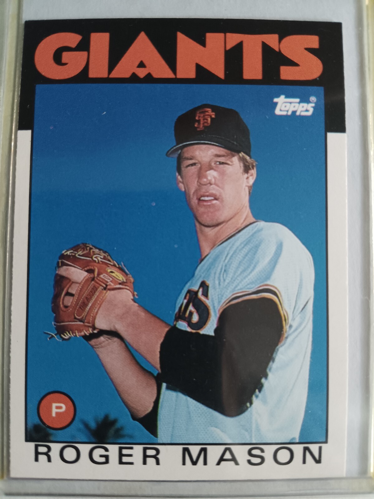 ROGER MASON GIANTS 1986 TOPPS TRADED BASEBALL CARD #70T | eBay