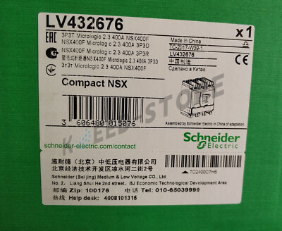 New Schneider Electric LV432676 3 Pole Compact NSX Molded Case Circuit ...