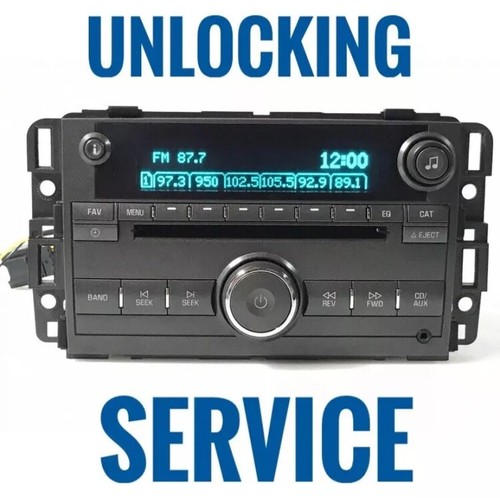 GM RADIO UNLOCKING SERVICE ONLY . WE WILL UNLOCK YOUR GM RADIO "U003 ...