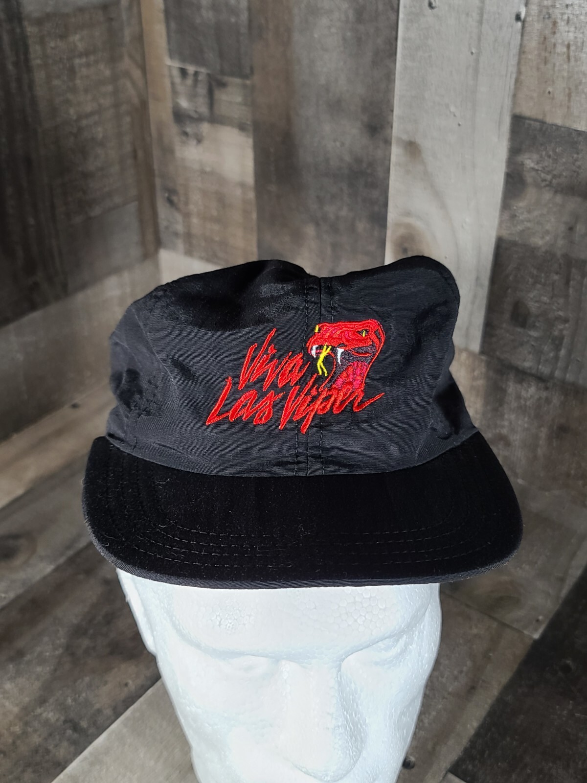 DODGE VIPER "Viva Las Viper" Hat Black With RED SNAKE MADE IN USA | eBay