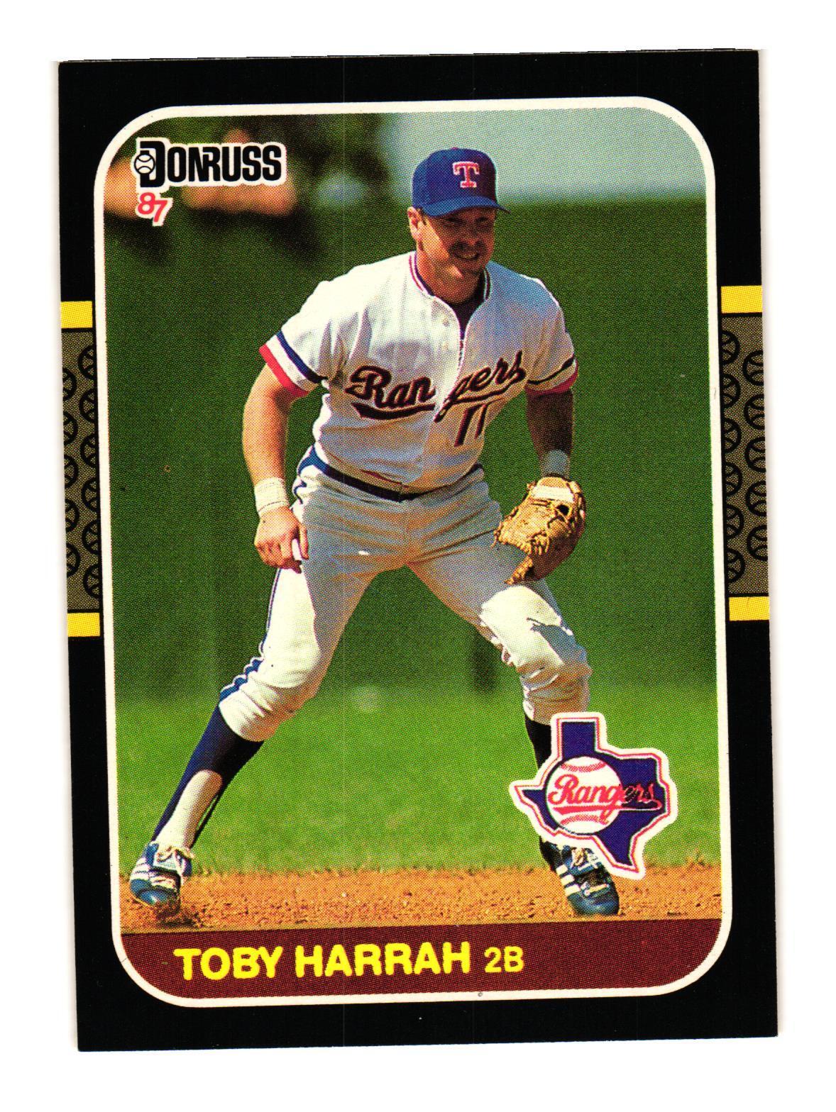 1987 Donruss #408 Toby Harrah Texas Rangers | eBay