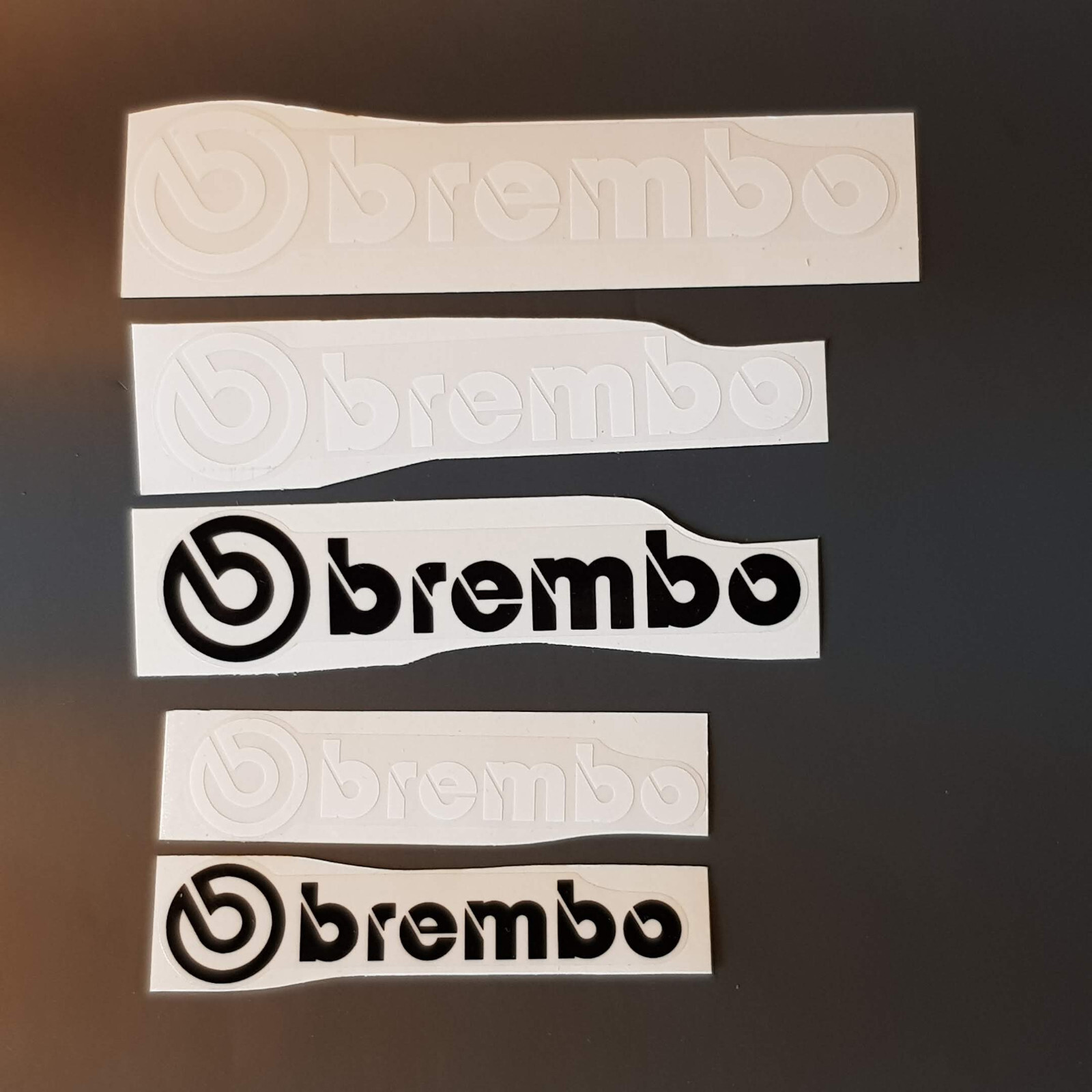 2pcs BREMBO logo Decal Sticker (Pick color, size) Aufkleber Autocollant ...